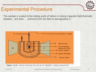 Adiabatic de-magnetization | PPTX