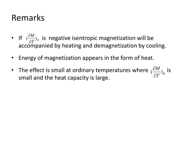 ADIABATIC DEMAGNETIZATION OFPARAMAGENETIC SALTS | PPT