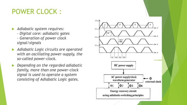 Adiabatic logic or clock powered logic | PPTX