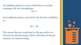ADIABATIC PROCESS FOR AN IDErrAL GAS.pptx