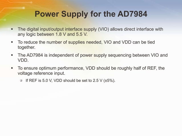 Converting a Single-Ended Signal with the AD7984 Differential PulSAR ADC Converting a Single-Ended Signal with the AD7984 Differential PulSAR ADC