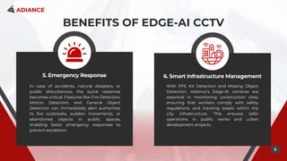 Transforming Smart Cities with Adiance & Arcis AI: The Power of Edge-AI CCTV | PDF