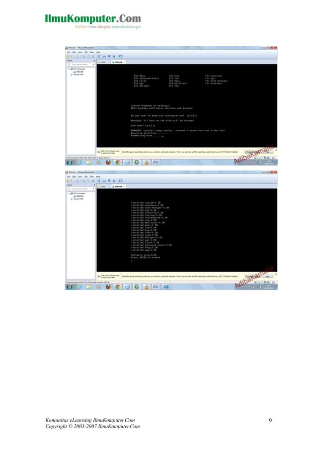 Adiba instalasi-mikrotik-di-vmware | PDF