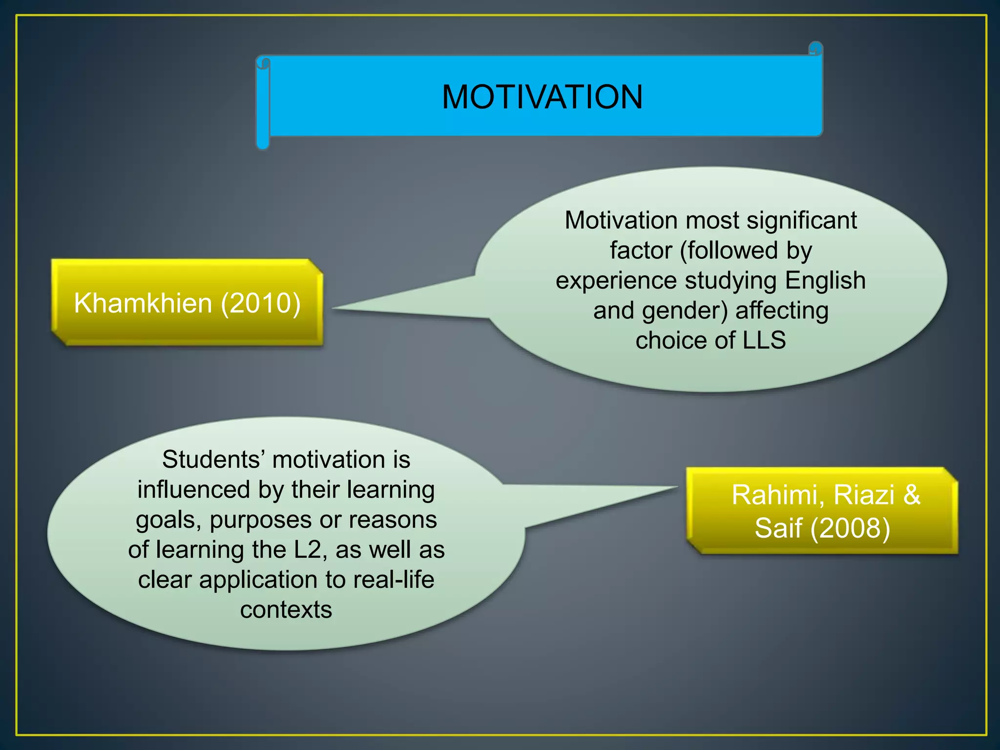 Factor that effect LLS prepared by Adibah Arshad | PPT