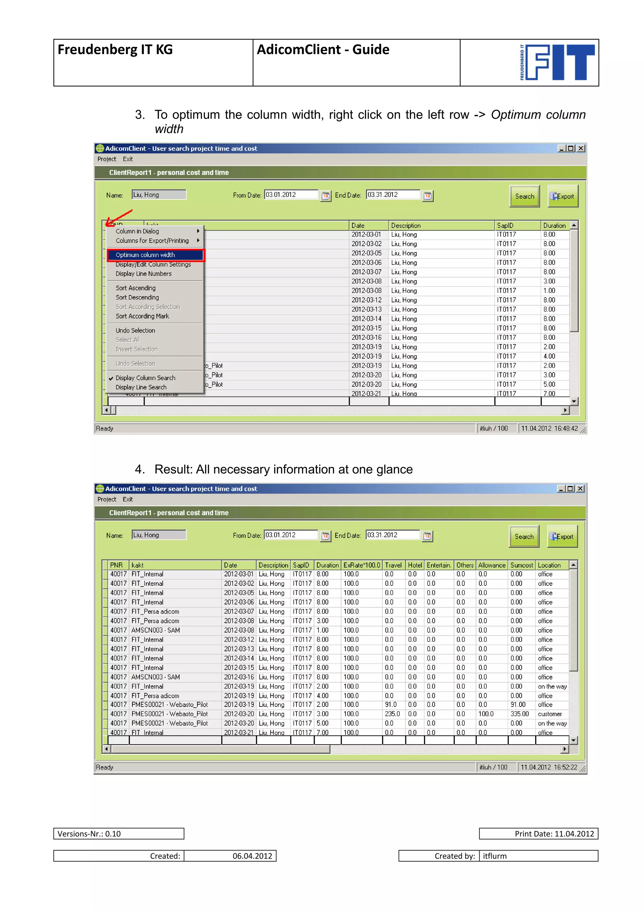 Adicom client demo - guide (pdf) | PDF