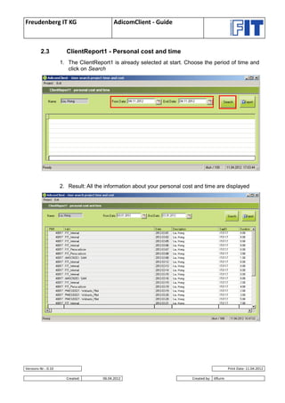 Adicom client demo - guide (pdf) | PDF