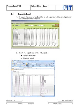 Adicom client demo - guide (pdf) | PDF