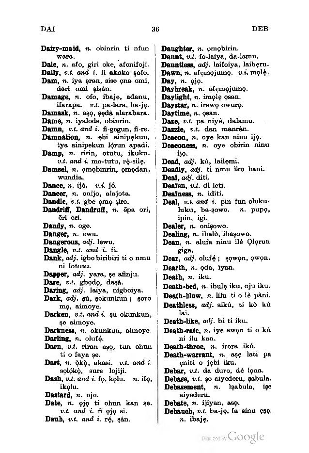 Yoruba Language Translation