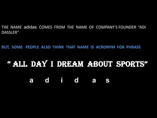 Adidas | PPTX