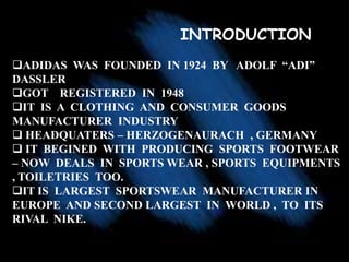 Adidas | PPTX