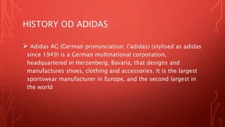 Adidas | PPTX