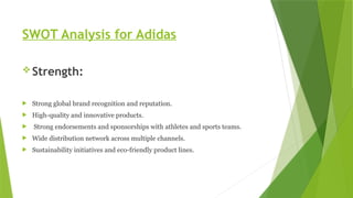 Adidas Company Analysis from the dmu student | PPT