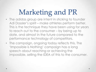 Adidas brand case study | PPTX