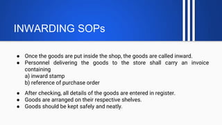 Adidas - Replenishment strategies and Sop by Manipriya and Vanshika | PPT