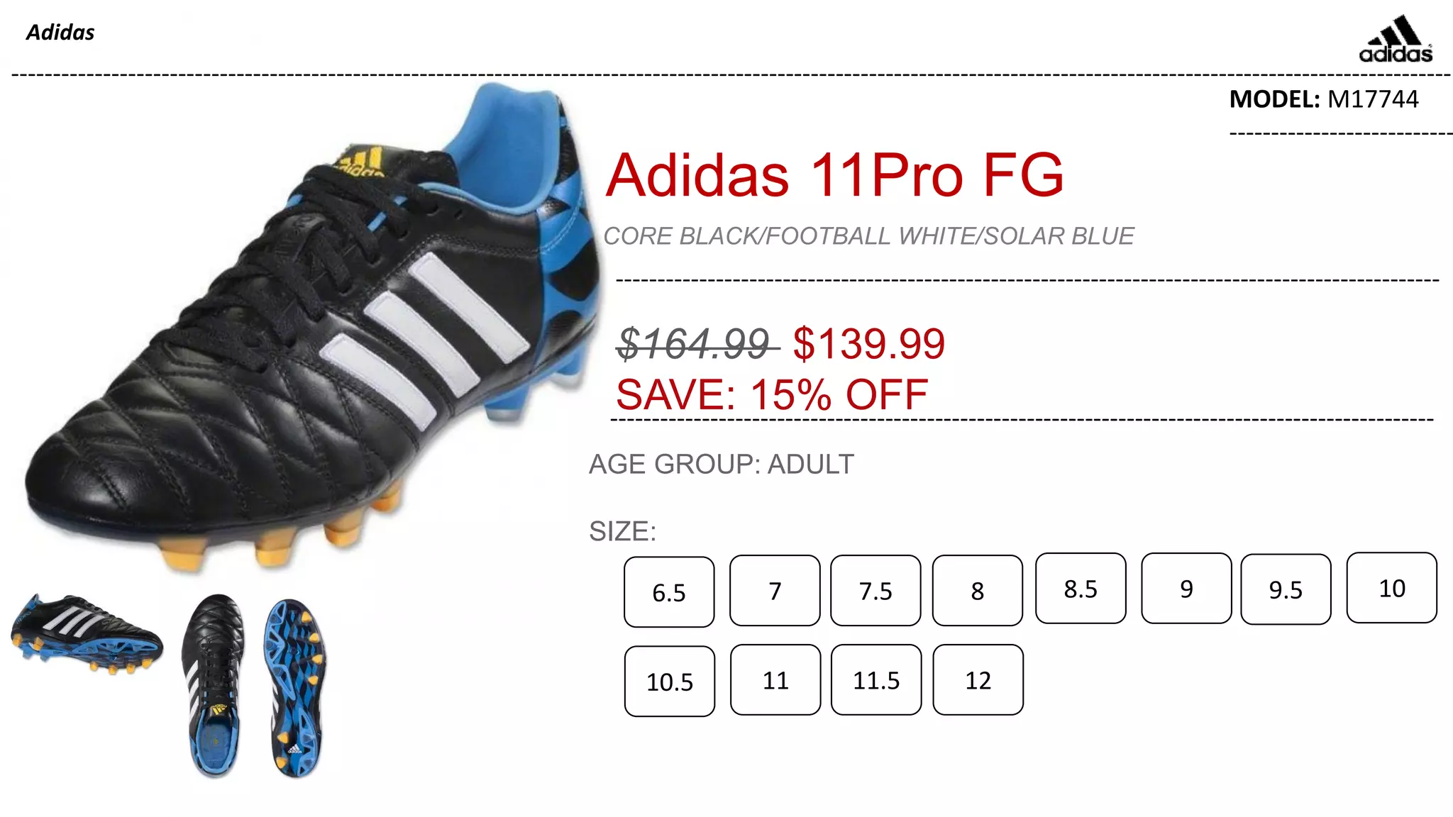 Adidas 11 Pro | PDF