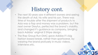 Adidas brand research | PPT