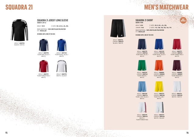 Adidas europe teamwear_catalogue_2022_english | PDF | Soccer | Sports