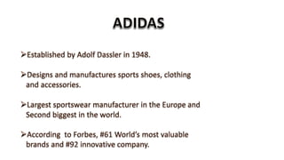 Adidas Marketing Strategies | PPT