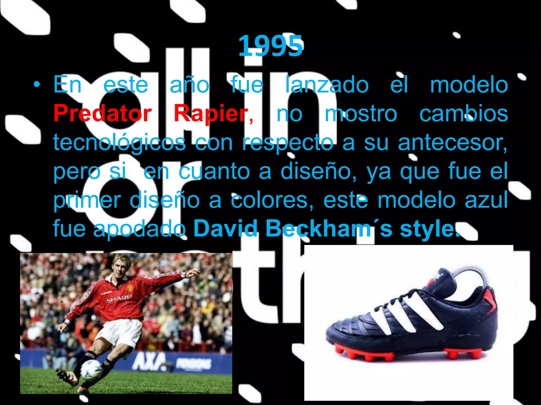 Linea del tiempo Adidas predator | PPTX