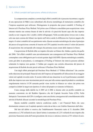 M&A Adidas-Rebook | PDF