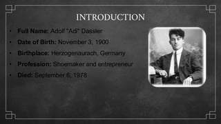 ADIDASS adolf dassler story of the succes man | PDF