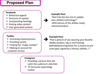 Adidas Social Media Proposal | PPTX