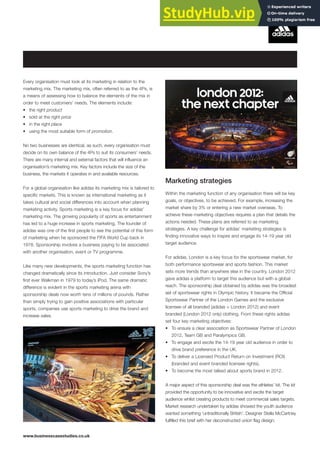 ADIDAS STUDY | PDF | Marketing and Advertising | Business