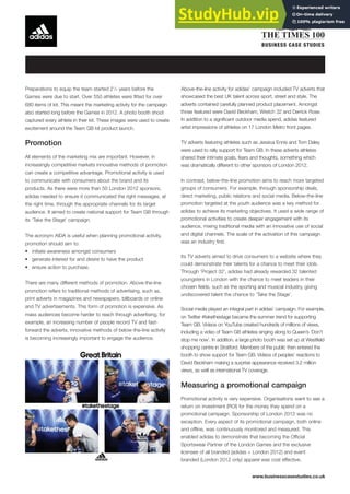 ADIDAS STUDY | PDF | Marketing and Advertising | Business