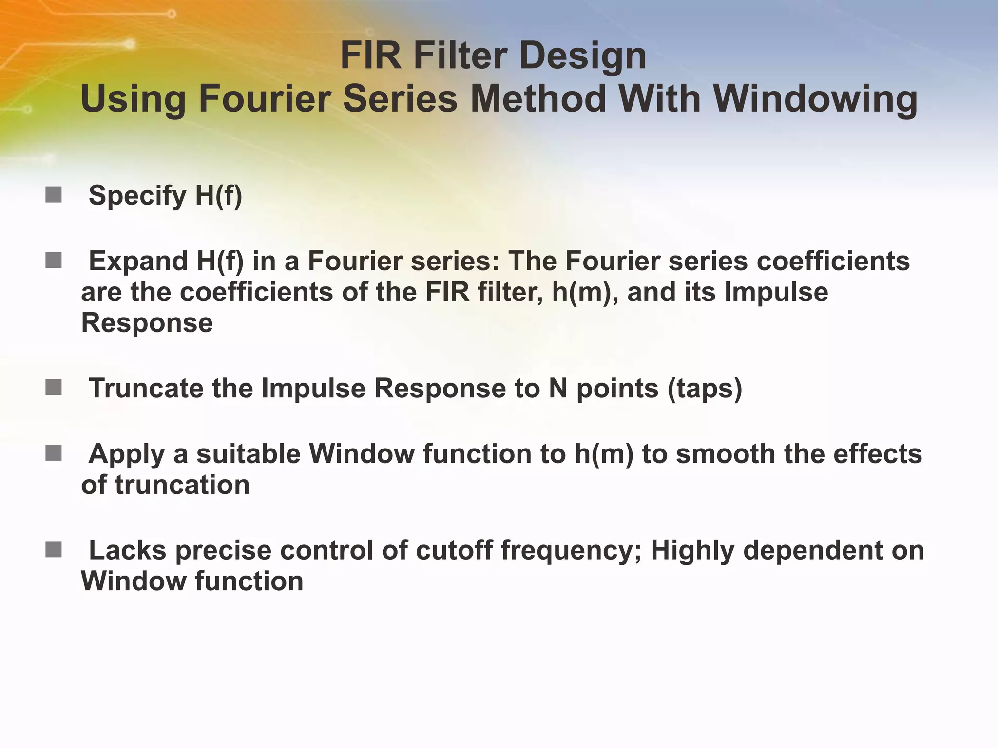 Digital Filters Part 1 | PPT