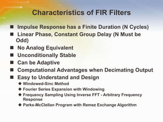 Digital Filters Part 1 | PPT