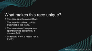 Preaching Idea: A Different kind of Race.pptx