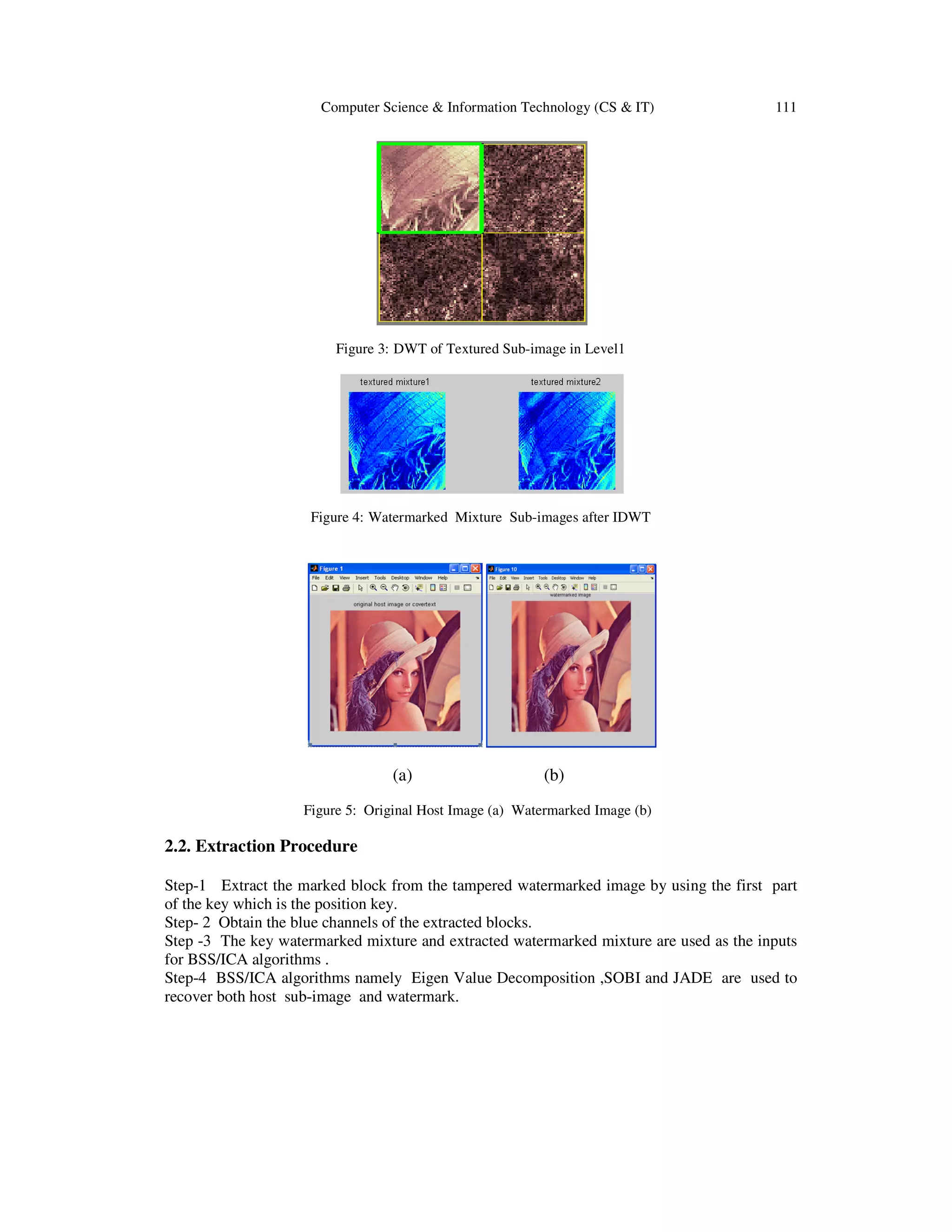 A DIGITAL COLOR IMAGE WATERMARKING SYSTEM USING BLIND SOURCE SEPARATION ...