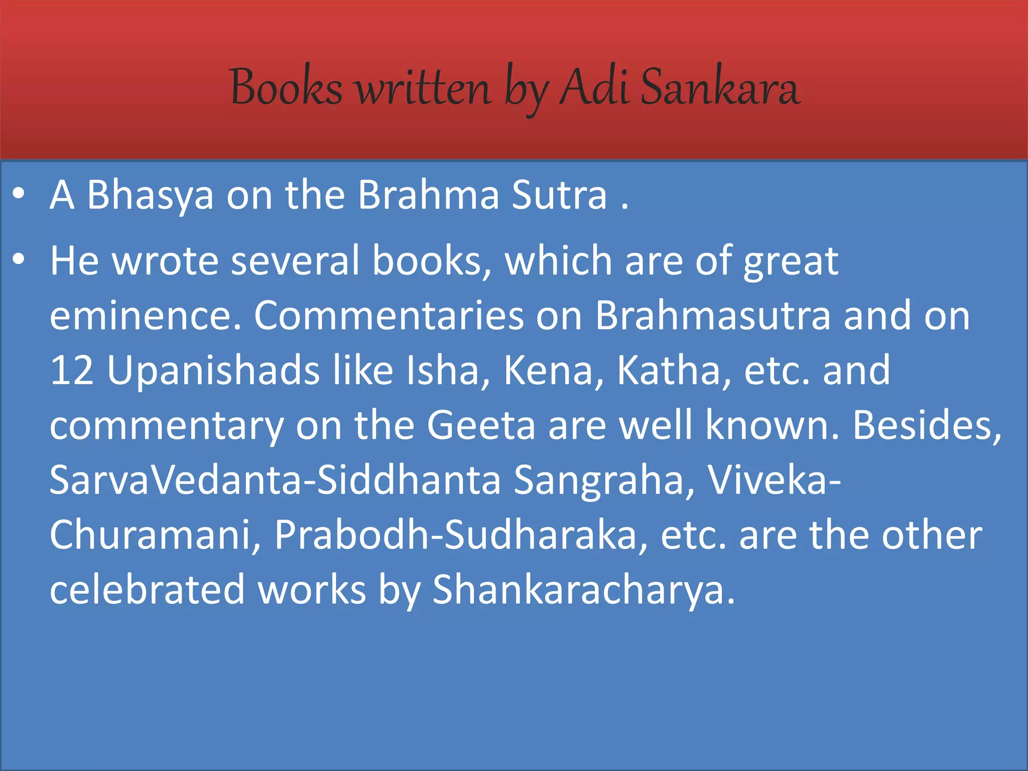 Adi guru shankaracharya | PPTX