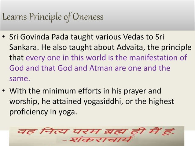 Adi guru shankaracharya | PPTX | Hinduism | Religion & Spirituality