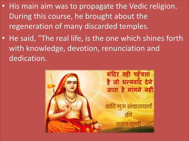 Adi guru shankaracharya | PPTX | Hinduism | Religion & Spirituality