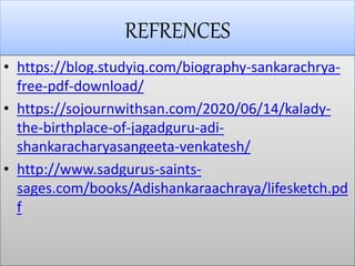 Adi guru shankaracharya | PPTX