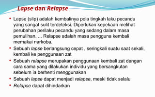 Adiksi pada pengguna narkotika dan obat obatan | PPTX