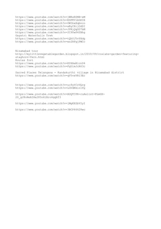 Adilabad tourist | TXT