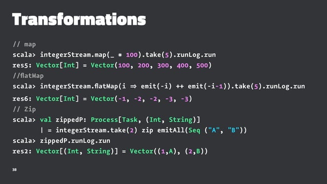 Functional Stream Processing with Scalaz-Stream | PPT