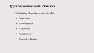 Social Process - 1st Semester - Psychology | PPTX
