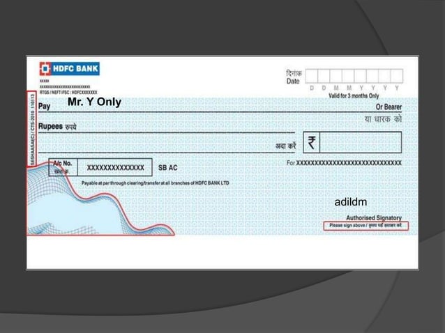 endorsement of cheques | PPTX