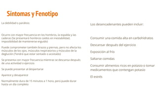 Presentación Adinamia Episódica de Gamstorp | PDF