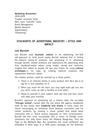 Advertising industry - Structure & practices | PDF
