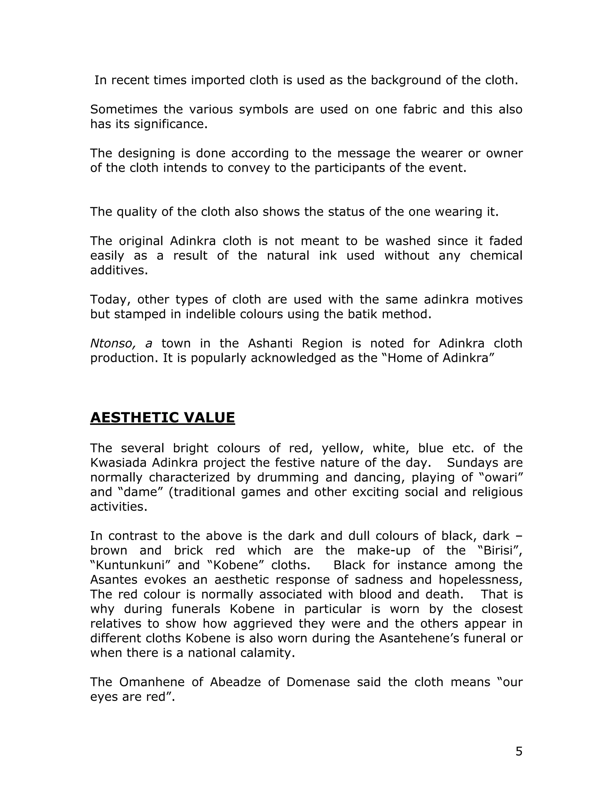 Adinkra cultural symbols of the asante people | PDF