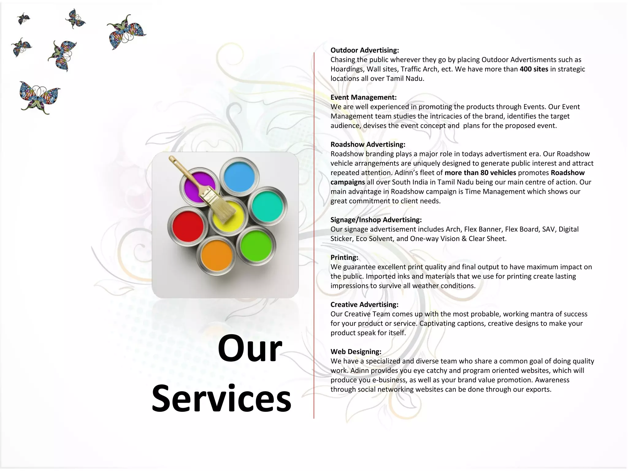 Adinn Advertising Services | PPT