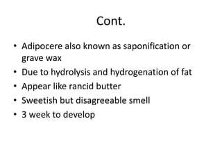 Adipocere | PPTX