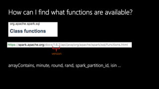 Spark UDFs are EviL, Catalyst to the rEsCue! | PPT