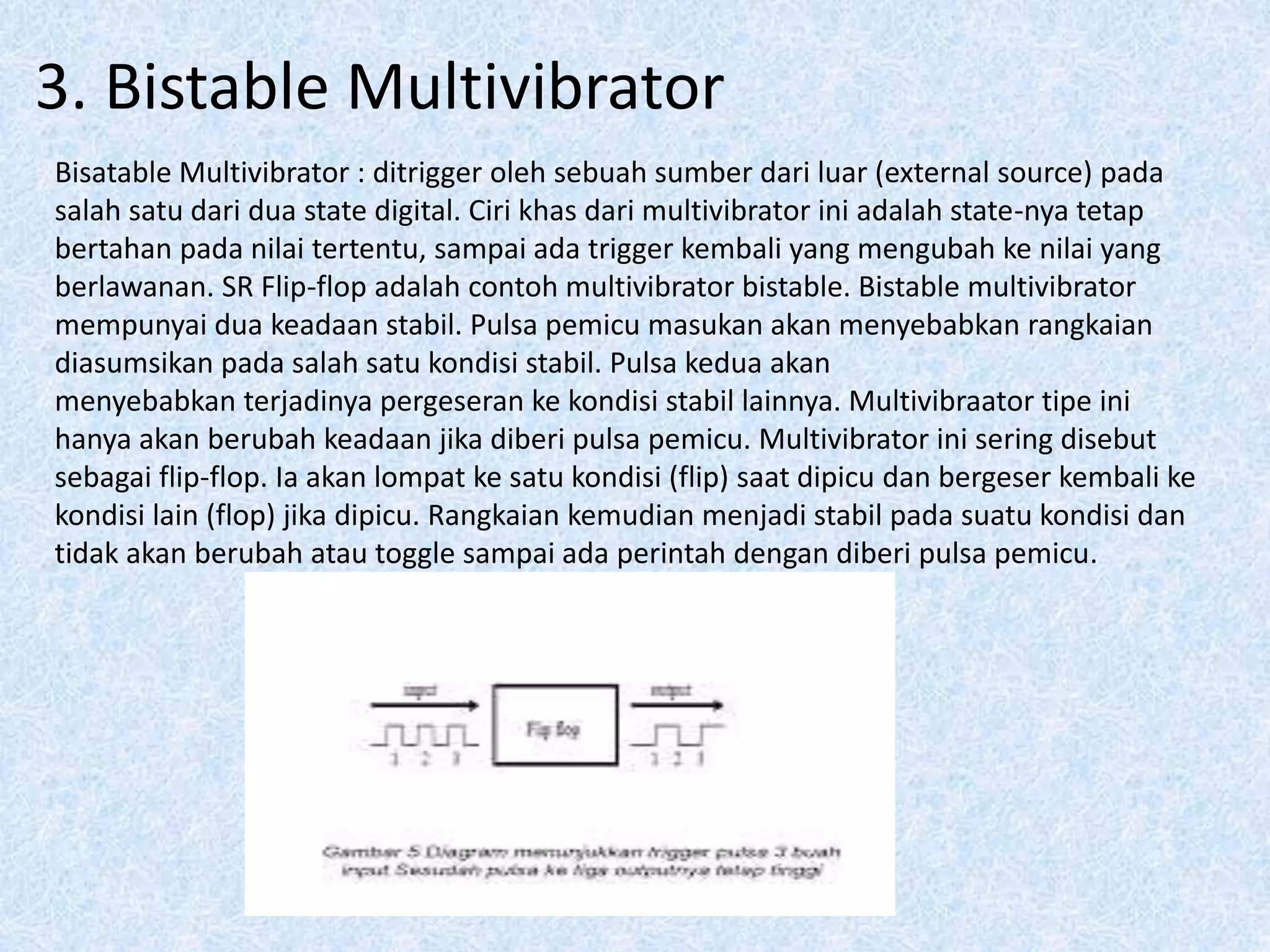 Adi prayoga. multivibrator | PPTX