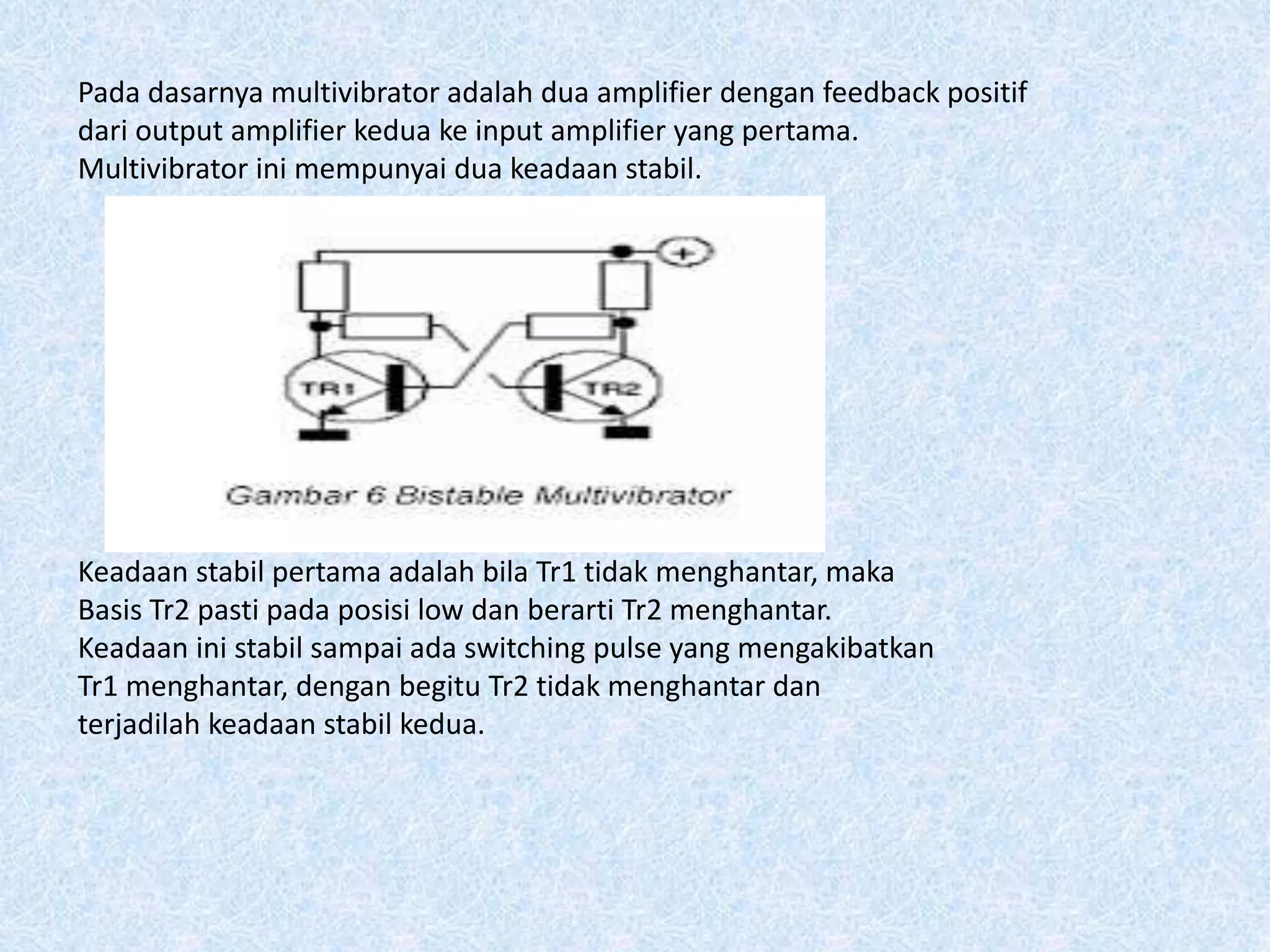 Adi prayoga. multivibrator | PPTX
