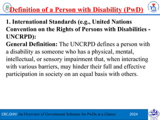 ADIP SCHEME FOR PERSONS WITH DISABILITIES -1.pptx | Physical Therapy ...